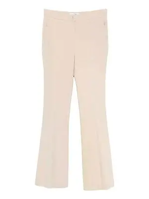 BLUGIRL Button Slit Trousers - Neutrals