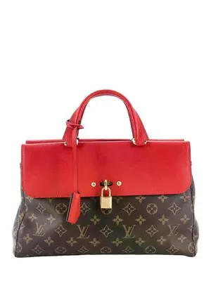 LOUIS VUITTON Venus Handbag Monogram Canvas And Leather Satchel - Brown