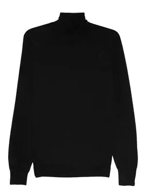 DELL'OGLIO Turtleneck Knitwear - Black