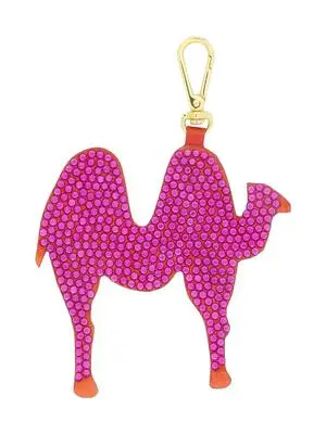 Marni Animal-alphabet Rhinestone Charm - Pink