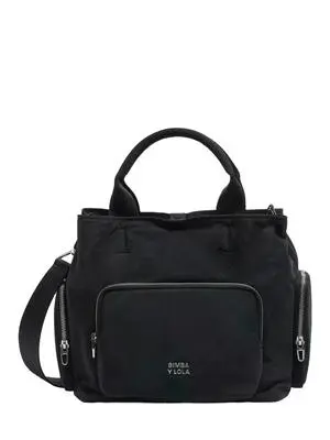 Bimba Y Lola Top-handle Zip-fastening Tote Bag - Black