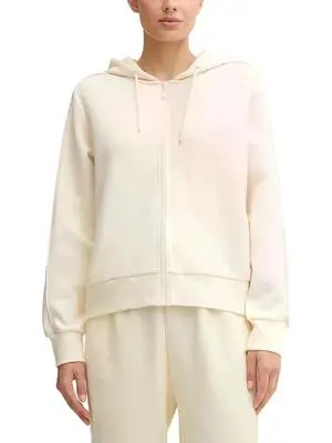 Guess Zip-up Hooded Top - Neutrals