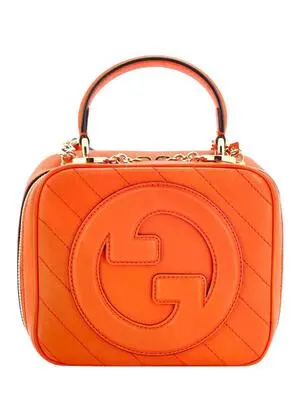 Gucci Blondie Top Handle Shoulder Bag - Orange
