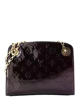 LOUIS VUITTON Virginia Handbag Monogram Vernis Pm Shoulder Bag - Red
