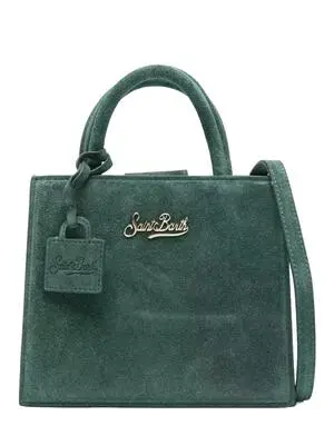 MC2 SAINT BARTH Mini Suede Tote Bag - Green