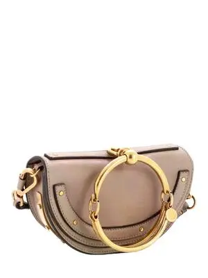 Chloé Nile Leather Crossbody Bag - Neutrals