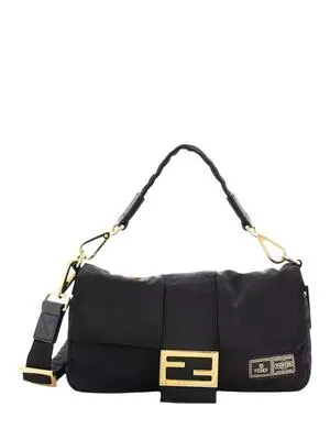 Fendi Porter Baguette Bag - Black
