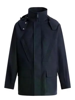 Bally Detachable-hood Parka - Blue