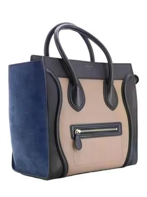 Celine Tricolor Luggage Mini Tote Bag - Multicolour
