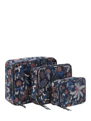 Ulla Johnson Floral Packing Cubes Set - Moonlight Floral