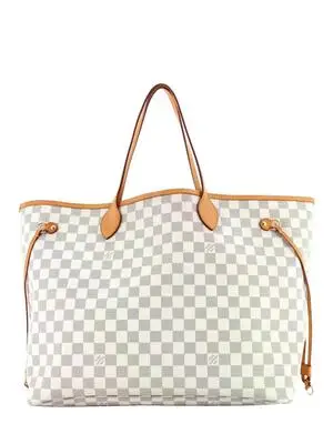 LOUIS VUITTON Neverfull Gm Tote Bag - White