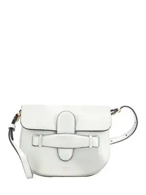 Celine Symmetrical Leather Mini Crossbody Bag - Grey