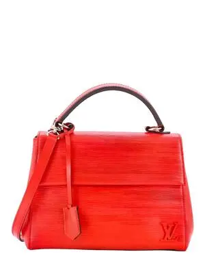 LOUIS VUITTON Cluny Bb Top Handle Satchel - Red