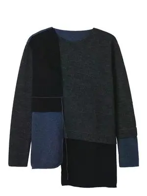 Y’s Patchwork Sweater - Grey