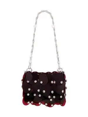 Rabanne Chain-strap Shoulder Bag - Red