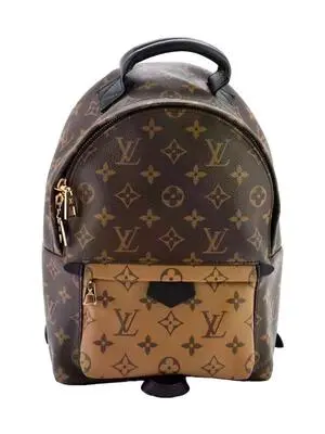 LOUIS VUITTON Palm Springs Reverse Monogram Canvas Pm Backpack - Brown