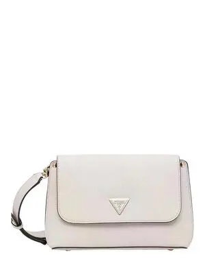 Guess Logo-plaque Crossbody Bag - Neutrals