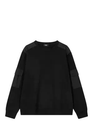 STUDIO TOMBOY Arm-pocket Long-sleeves T-shirt - Black