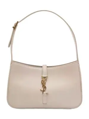 Saint Laurent Le 5 A 7 Hobo Shoulder Bag - White