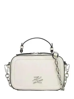 Karl Lagerfeld Chain-strap Crossbody Bag - White