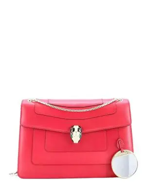 BVLGARI Serpenti Forever Square Shoulder Bag - Pink