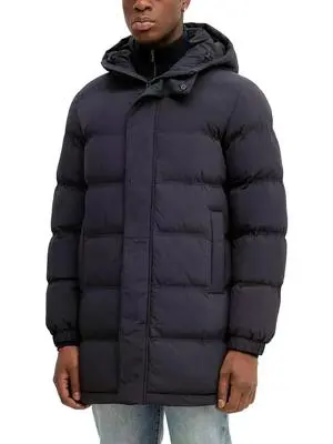 Marc O'polo Padded Hooded Coat - Blue