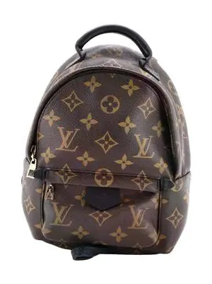 LOUIS VUITTON Palm Springs Monogram Canvas Mini Backpack - Brown