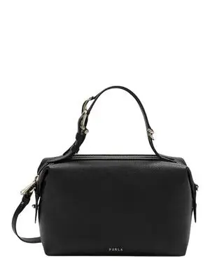 Furla Double Logo Tote Bag - Black