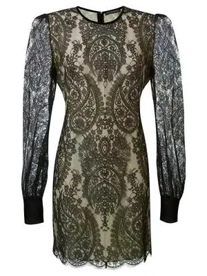 Alexander McQueen Lace Dress - Black