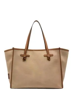 MARCELLA CLUB Knot-detail Tote Bag - Neutrals