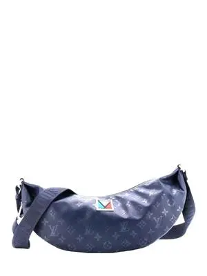 LOUIS VUITTON America's Cup Monogram Storm Canvas Crossbody Bag - Blue