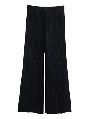 Ralph Lauren Pinstripe Trousers - Blue