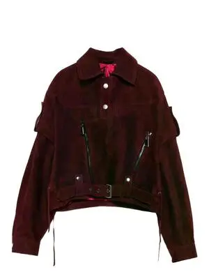 MANOKHI Suede Zip Jacket