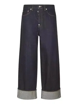 Kenzo Turn-up Jeans - Blue