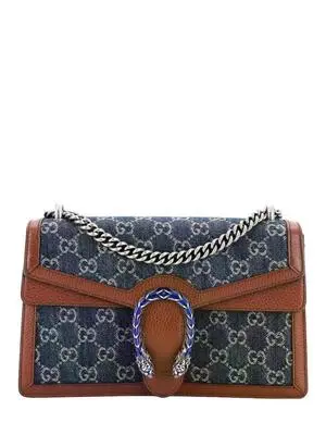 Gucci Dionysus Gg Denim Small Shoulder Bag - Brown