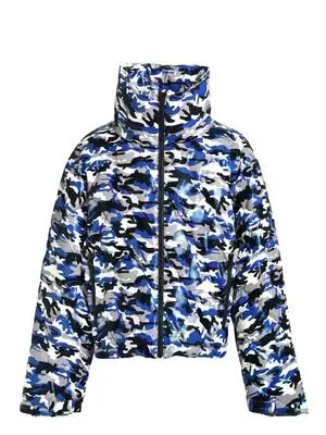 BREATH Camouflage Padded Jacket - Blue