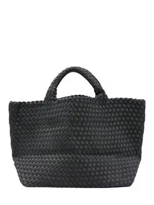 NAGHEDI Medium St. Barths Woven Tote Bag - Black