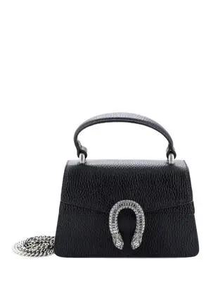 Gucci Dionysus Top Handle Mini Satchel - Black