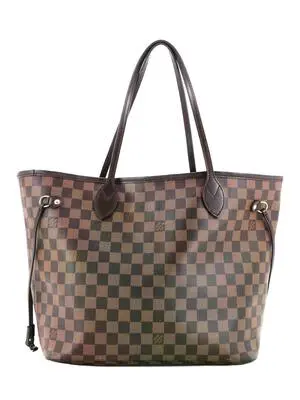 LOUIS VUITTON Neverfull Mm Damier Tote Bag - Brown