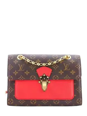 LOUIS VUITTON Victoire Handbag Monogram Canvas And Leather - Brown