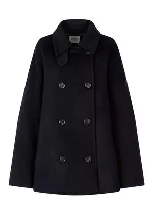 STUDIO TOMBOY Double-breasted Pea Coat - Blue