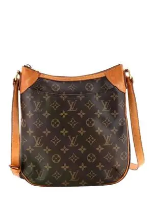 LOUIS VUITTON Odeon Handbag Monogram Canvas Pm - Brown