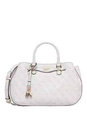 Guess Monogram Padlock Tote Bag - Neutrals