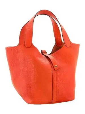 Hermès Picotin Lock Bag Clemence Mm - Orange
