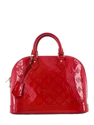 LOUIS VUITTON Alma Handbag Monogram Vernis Pm - Pink