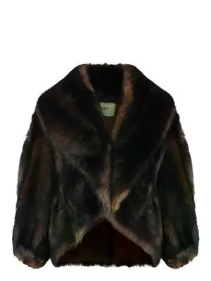 Fendi Textured Reversible Jacket - Brown