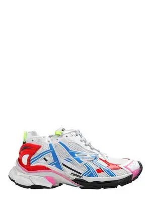 Balenciaga Runner Sneakers - White/red/blue