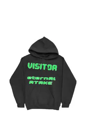 LIL UZI VERT Eternal Atake Glow In The Dark Missing Hoodie - Black