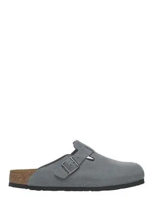 BIRKENSTOCK Boston Soft Footbed Suede - Basalt Gray