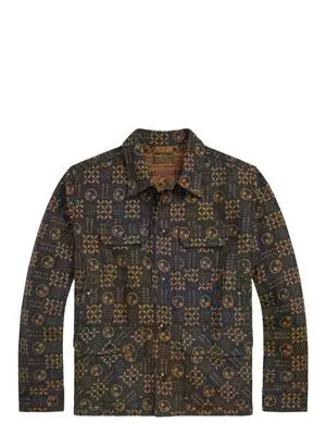 Ralph Lauren Patterned Shirt Jacket - Blue